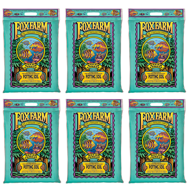 Foxfarm Premium Organic Garden Potting Soil Mix for Outdoor Growth, 12 ...
