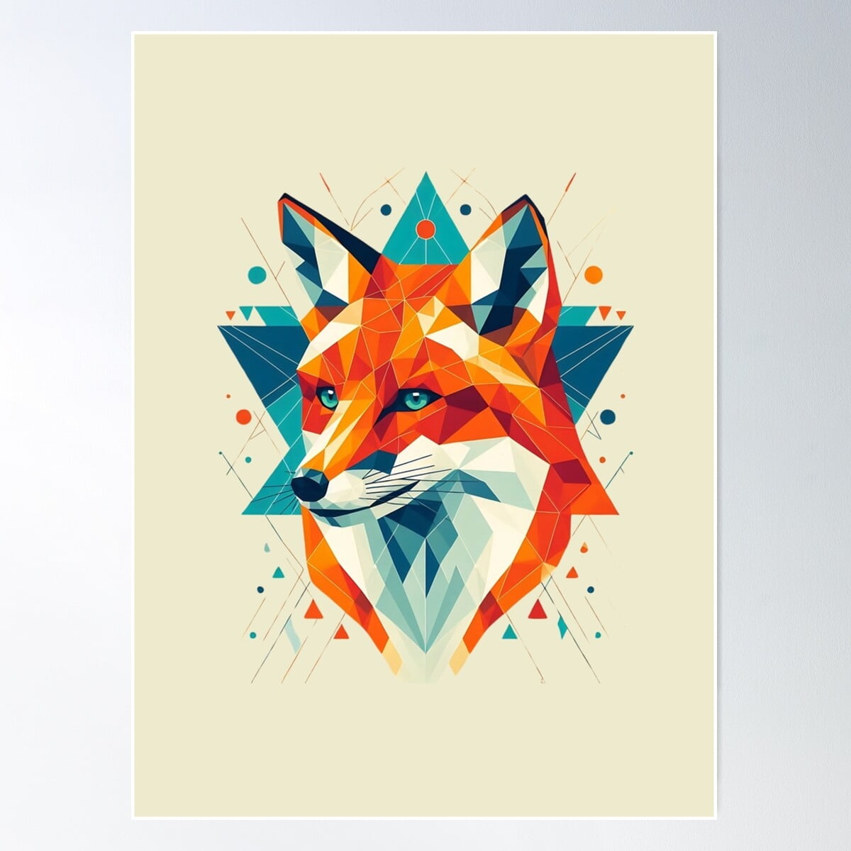Foxfire Poster Wall Art, Modern Wall Decor For Living Room Bedroom ...