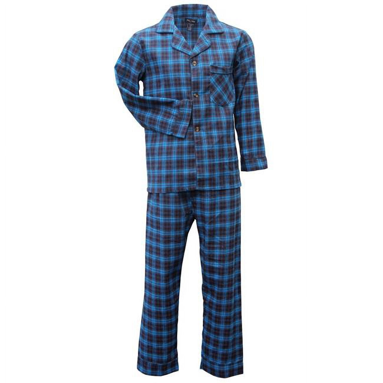 Foxfire 1002BL 4X Sleepwear 100 Percent Cotton Plaid Flannel Long ...