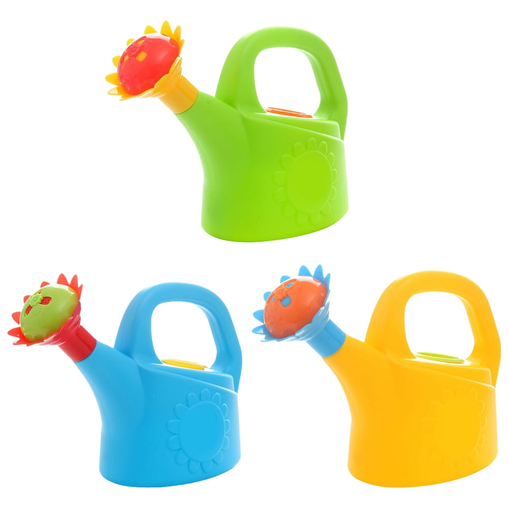 Foxnovo 3pcs Watering Can Toys Sun Flower Cartoon Watering Kettles Toy ...