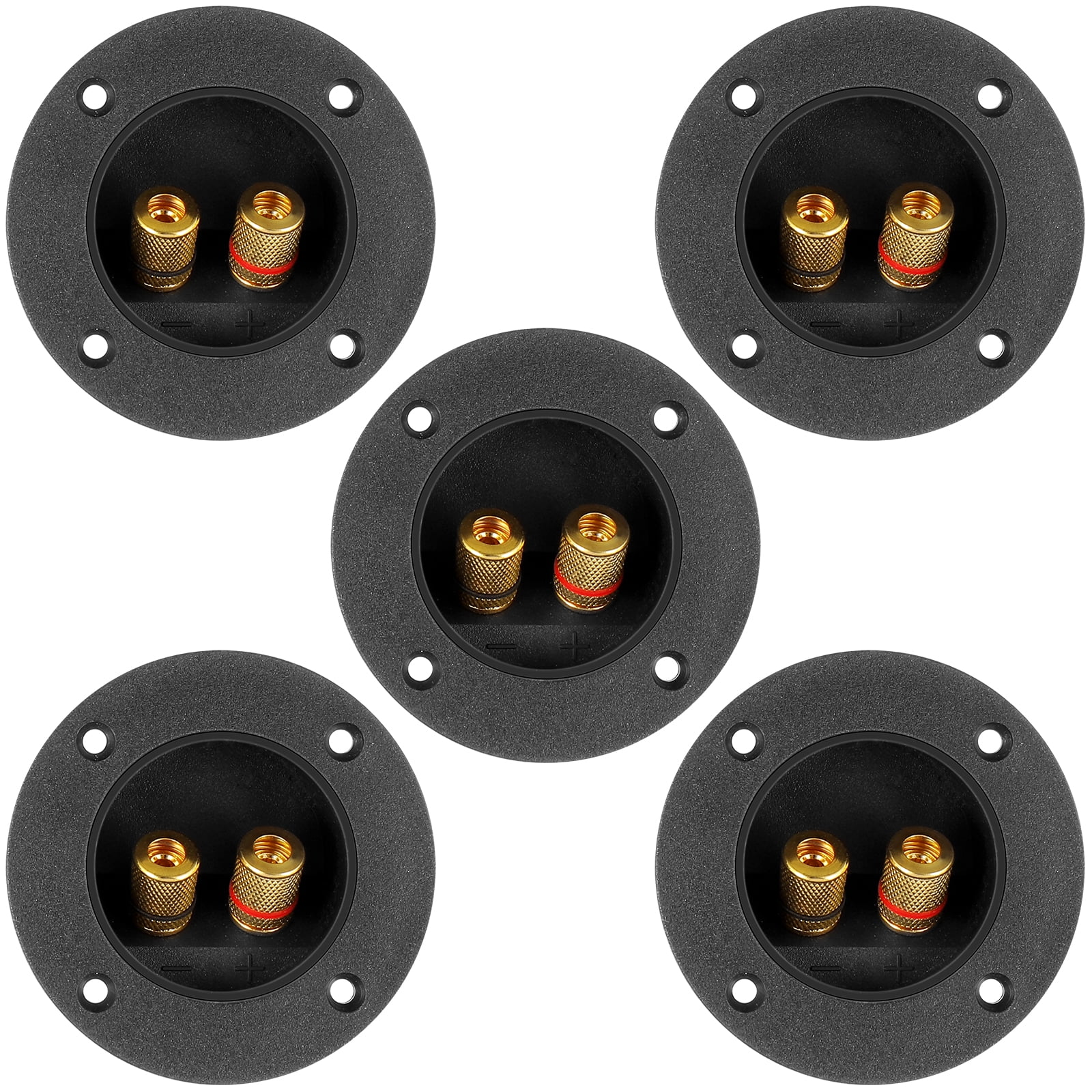 Foxnovo Round Spring Cup Connectors Black 5Pack 1.8In Cutout Diameter ...