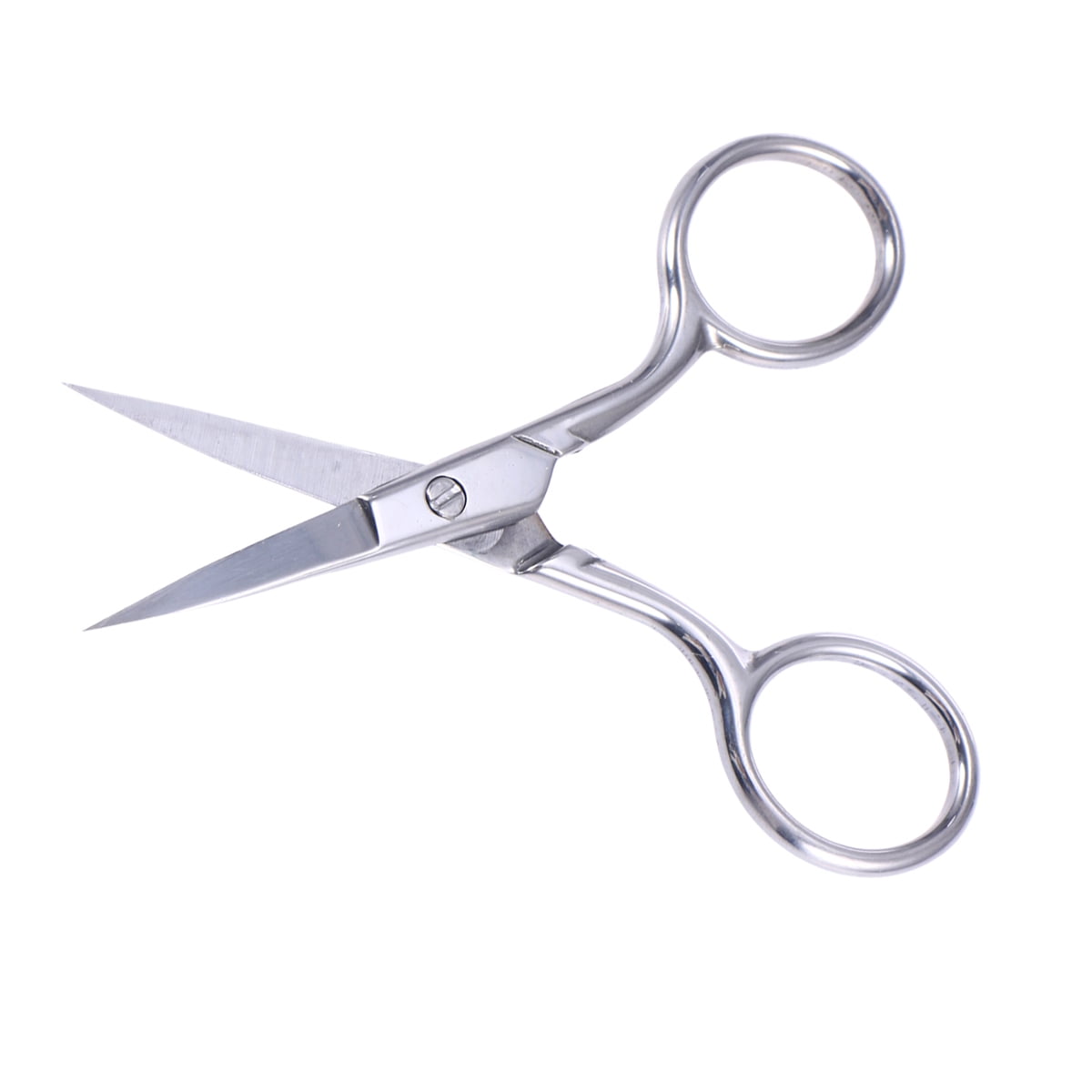 Foxnovo Stainless Steel Nose Hair Scissors Beard Eyebrow Facial Hairs ...
