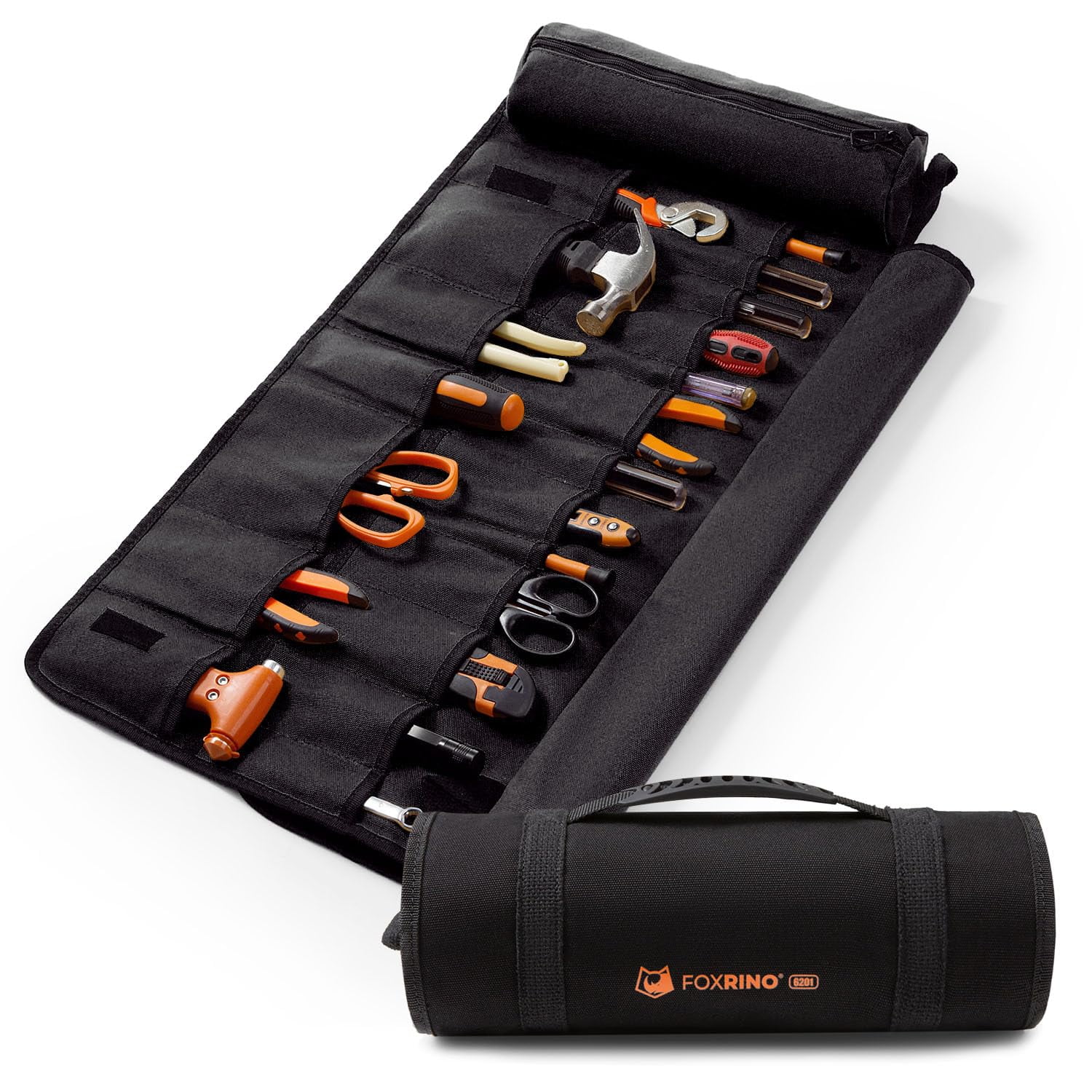Foxrino Tool Roll, Heavy Duty Tool Roll Bag Organizer, Roll Up Tool ...