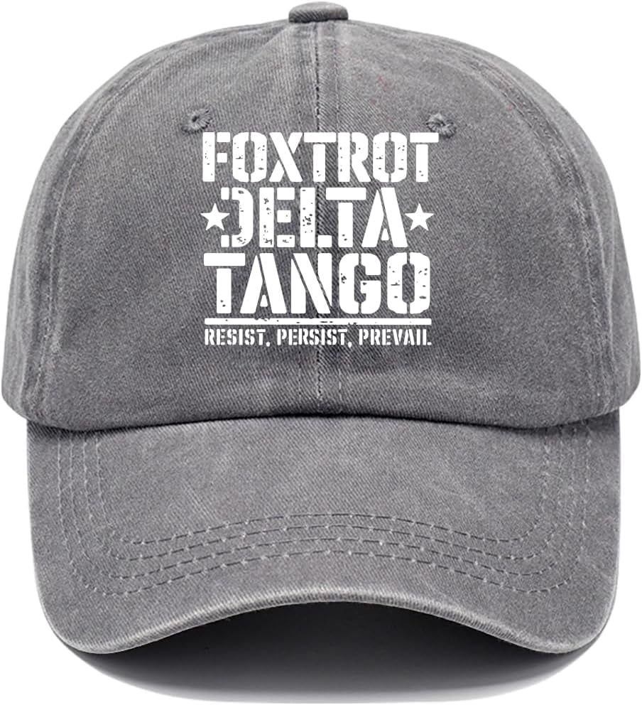 Foxtrot Delta Tango Cap Foxtrot Delta Tango Resist Persist Prevall Hat ...