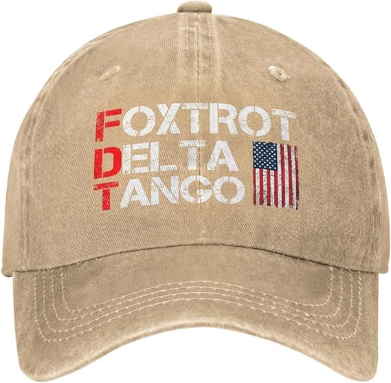 Foxtrot Delta Tango Caps for Men Foxtrot Delta Hats for Women Foxtrot ...