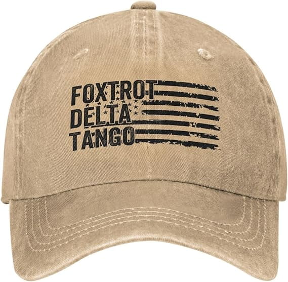 Foxtrot Delta Tango Caps for Men Foxtrot Delta Hats for Women Foxtrot ...