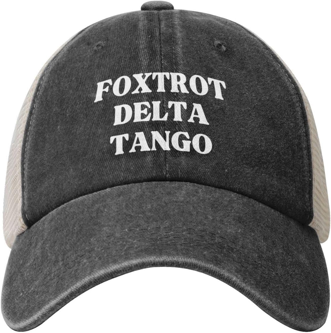 Foxtrot Delta Tango Hat Adjustable Mesh Baseball Cap Snapback Retro ...