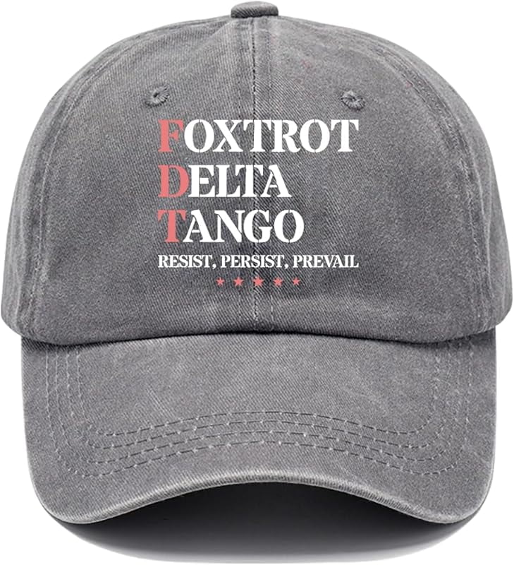 Foxtrot Delta Tango Hat, Foxtrot Delta Tango Baseball Cap - Walmart.com