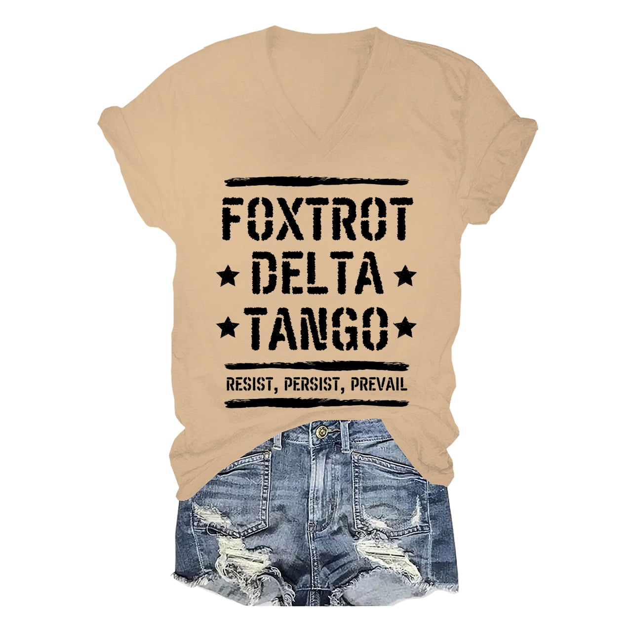 Foxtrot Delta Tango V Neck Shirt, Foxtrot Delta Tango TShirt, Foxtrot ...