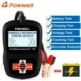FOXWELL BT100 PRO 12V Car Battery Tester Charging Test AGM GEL Charging ...