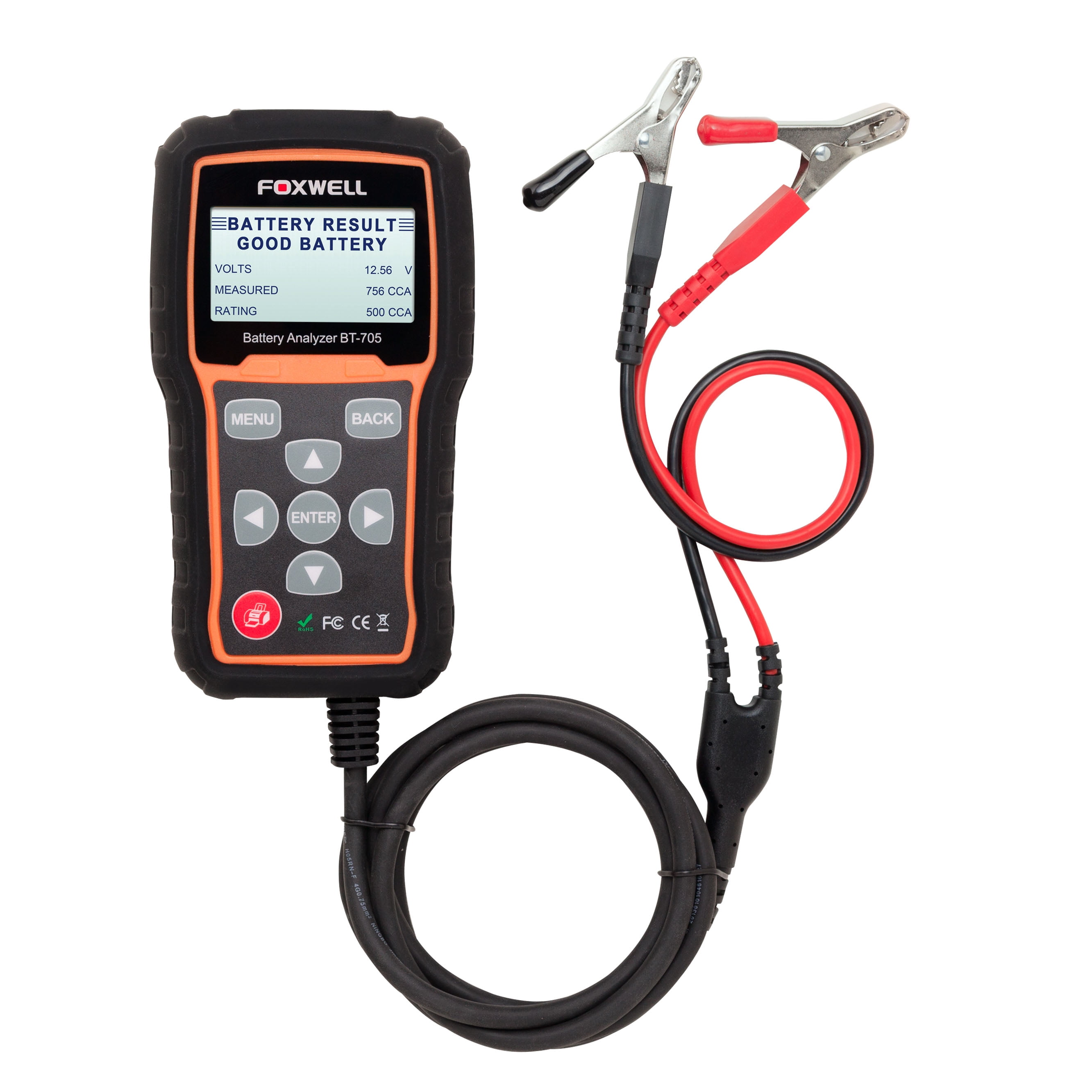 Foxwell BT705 Car Battery Analyzer - Walmart.com
