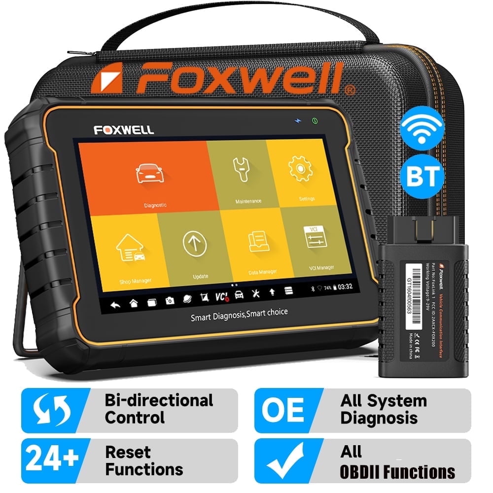 Foxwell GT60 Automotive Wireless Bluetooth Bi-directional Diagnostic ...