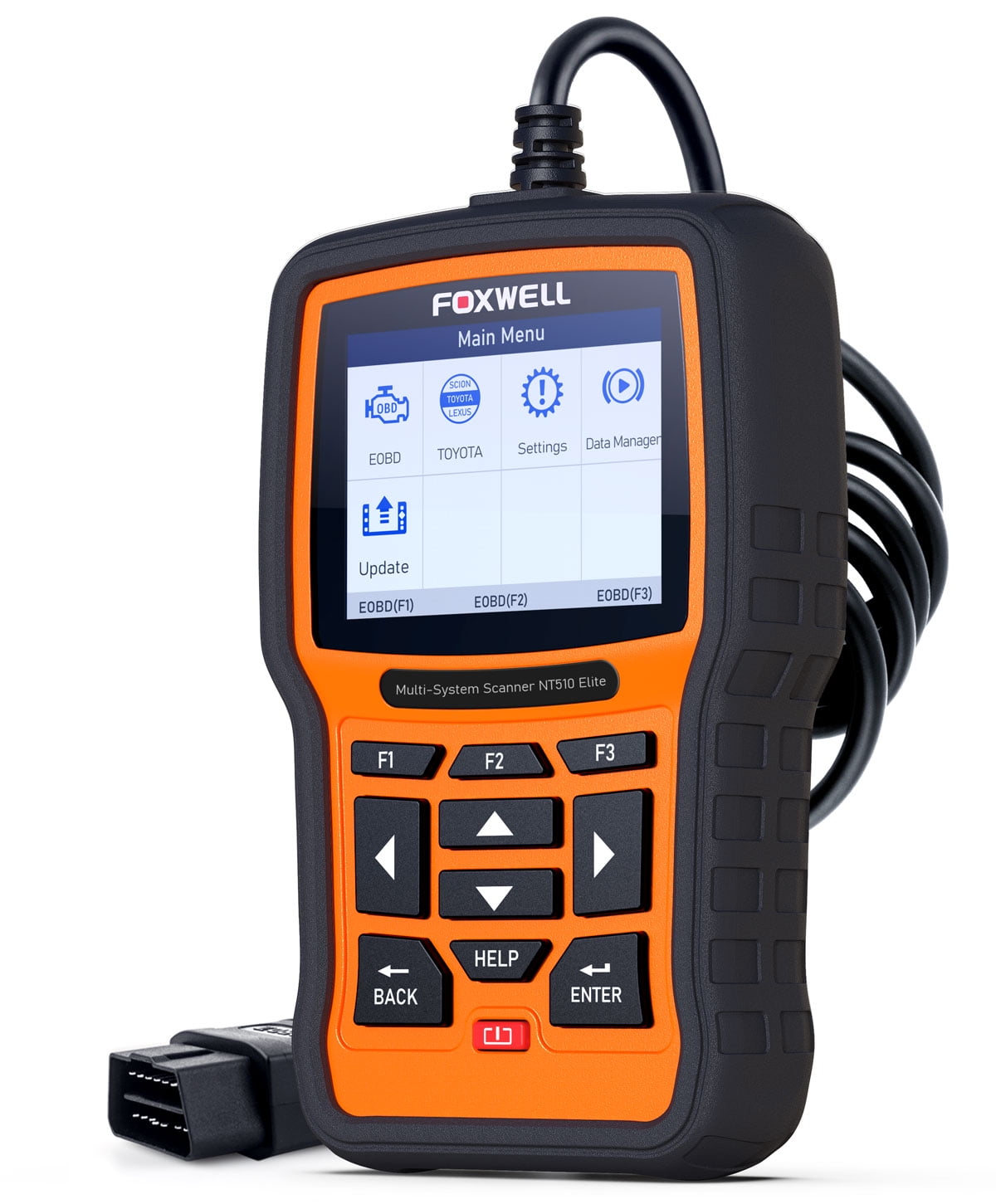 Foxwell NT510 Elite OBD2 Scanner for Nissan Infiniti, Professional Scan ...