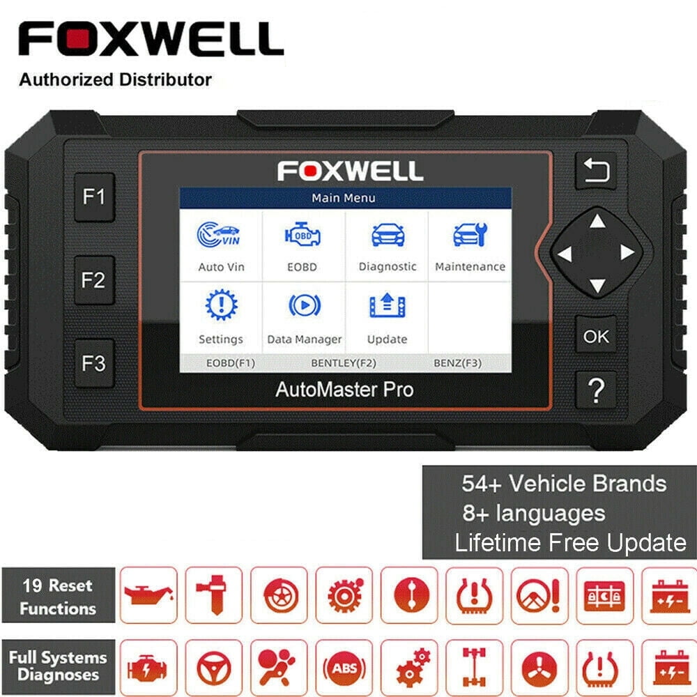 Foxwell NT644 Elite Full System OBD2 Auto Engine Diagnostic Scan Tool ...