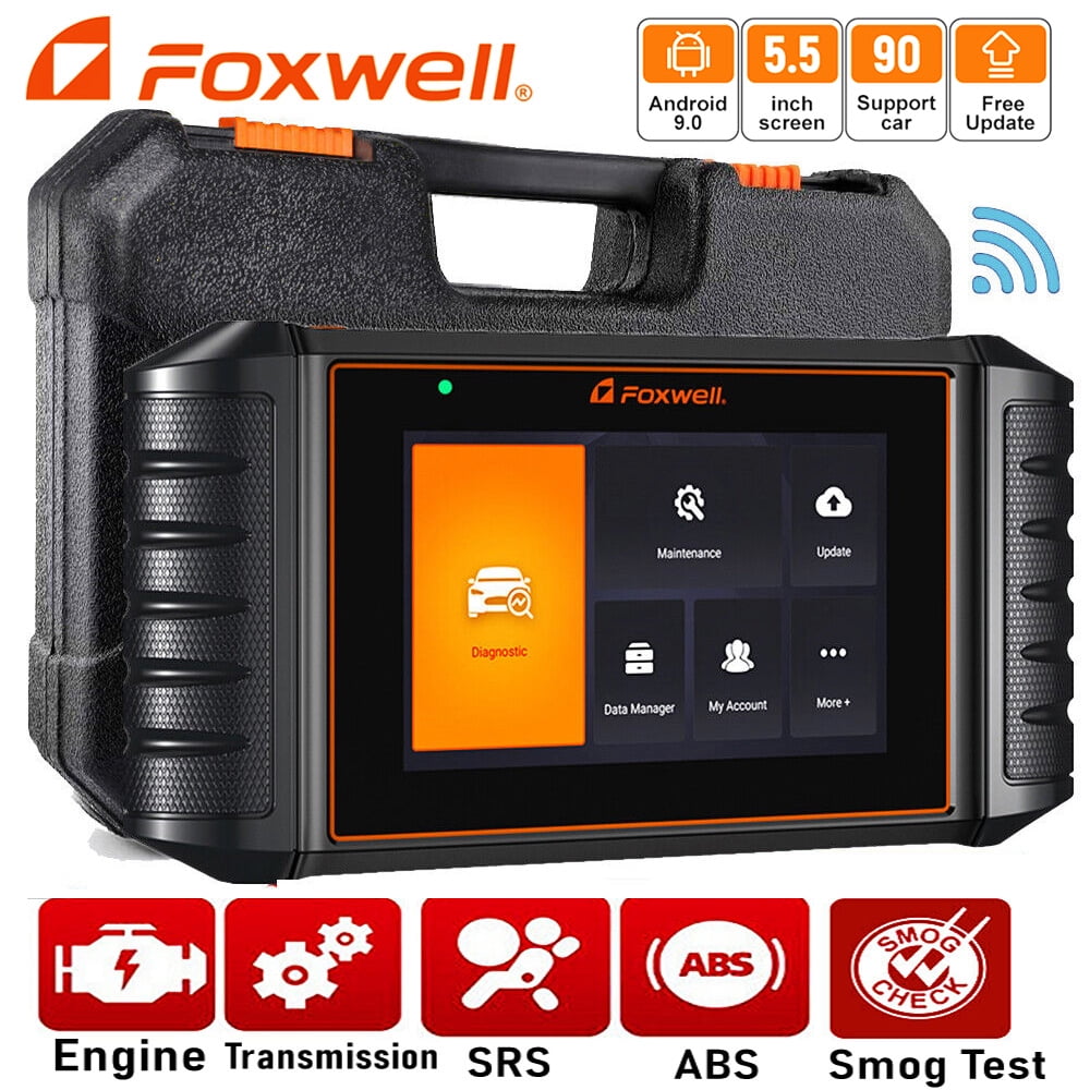 Foxwell NT706 OBD2 Scanner Transmission SRS ABS Engine Code Reader Automotive Diagnostic Tool ...
