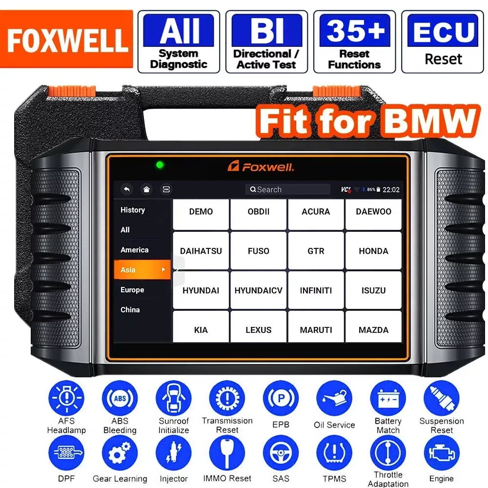 Foxwell NT710 BMW Car Scanner Bi-Directional Control Scan Tool Active ...