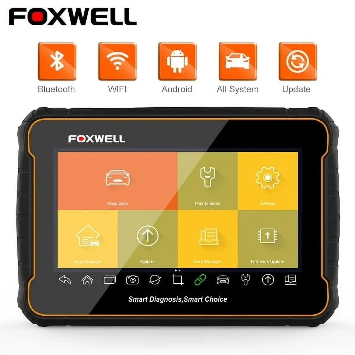 Foxwell OBD2 Scanner All System Diagnostic Scan Tool EOBD OBD Code ...