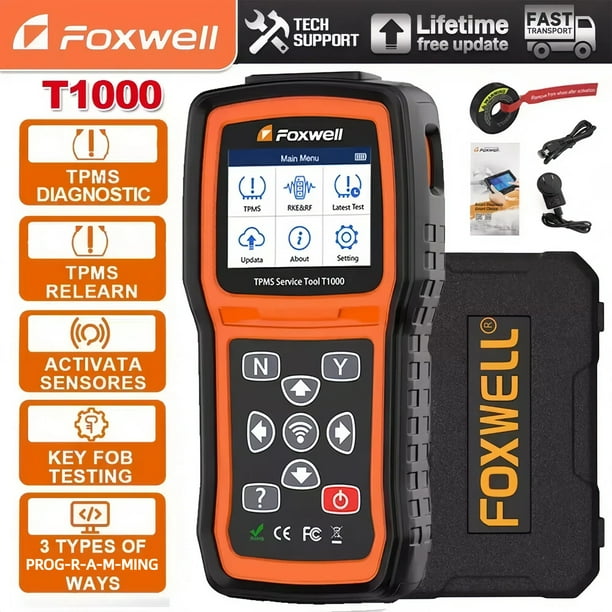 Foxwell T1000 TPMS Sensor Activation Trigger Tool TPM Sensor Read ...