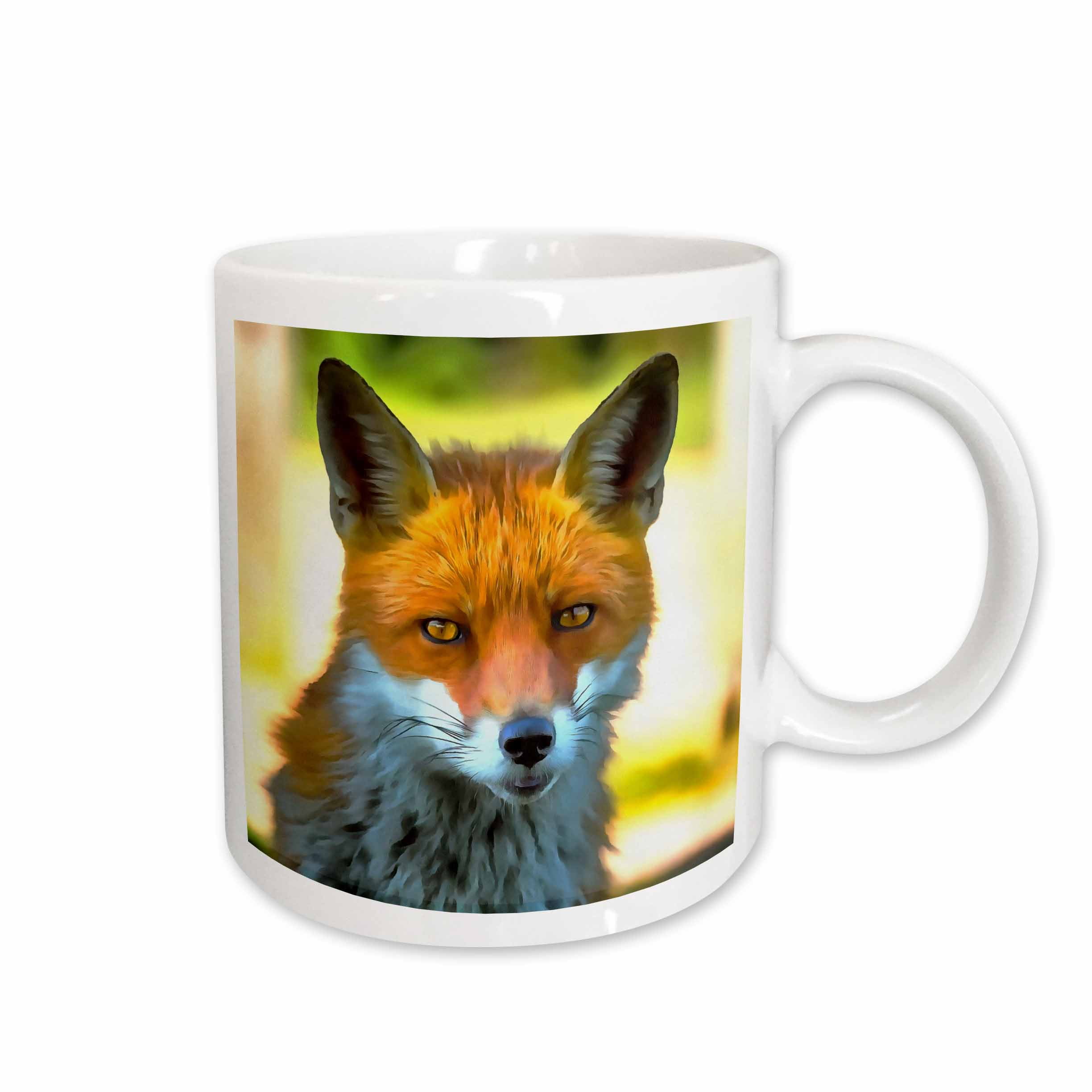 3drose, Foxy by Nature, 15oz Mug - Walmart.com