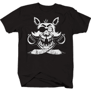 FNAF Film Style Group T-Shirt, Creepy Animatronics Chica Bonnie Freddy ...