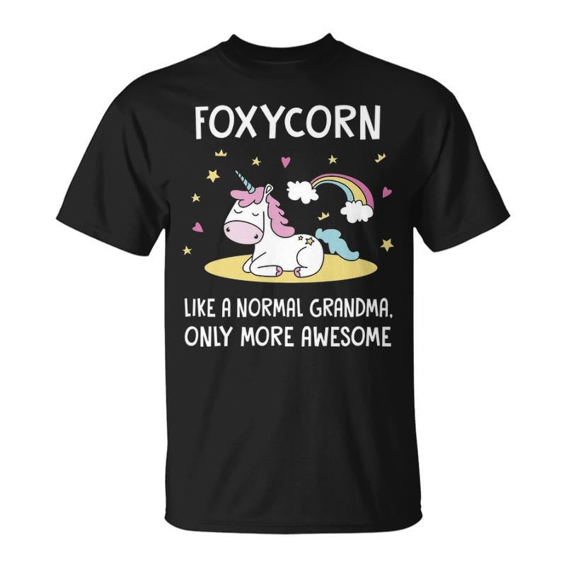 Foxy Grandma Foxy Unicorn TShirt - Walmart.com
