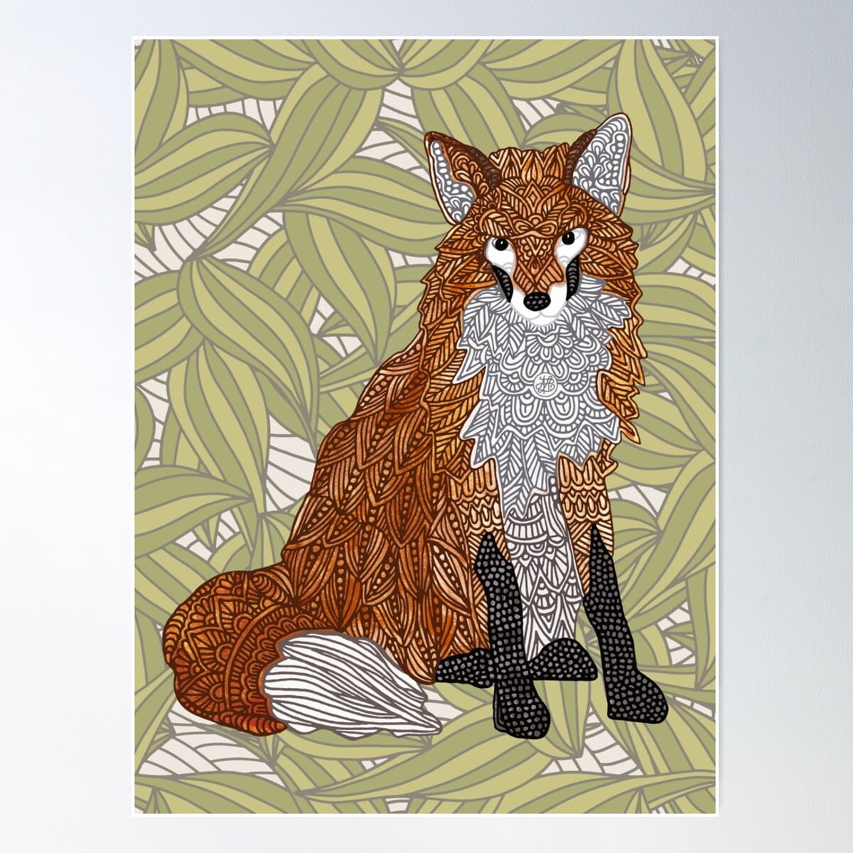 Foxy Lady Poster Wall Art, Modern Wall Decor For Living Room Bedroom ...