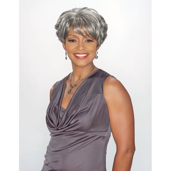 Foxy Silver (Martina) - Synthetic Lace Part Wig in F4_30 - Walmart.com