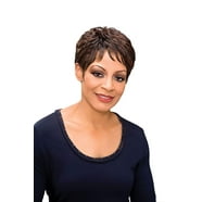 Foxy Silver, Synthetic Full Wig Helena, Medium Curly, 1B Color ...