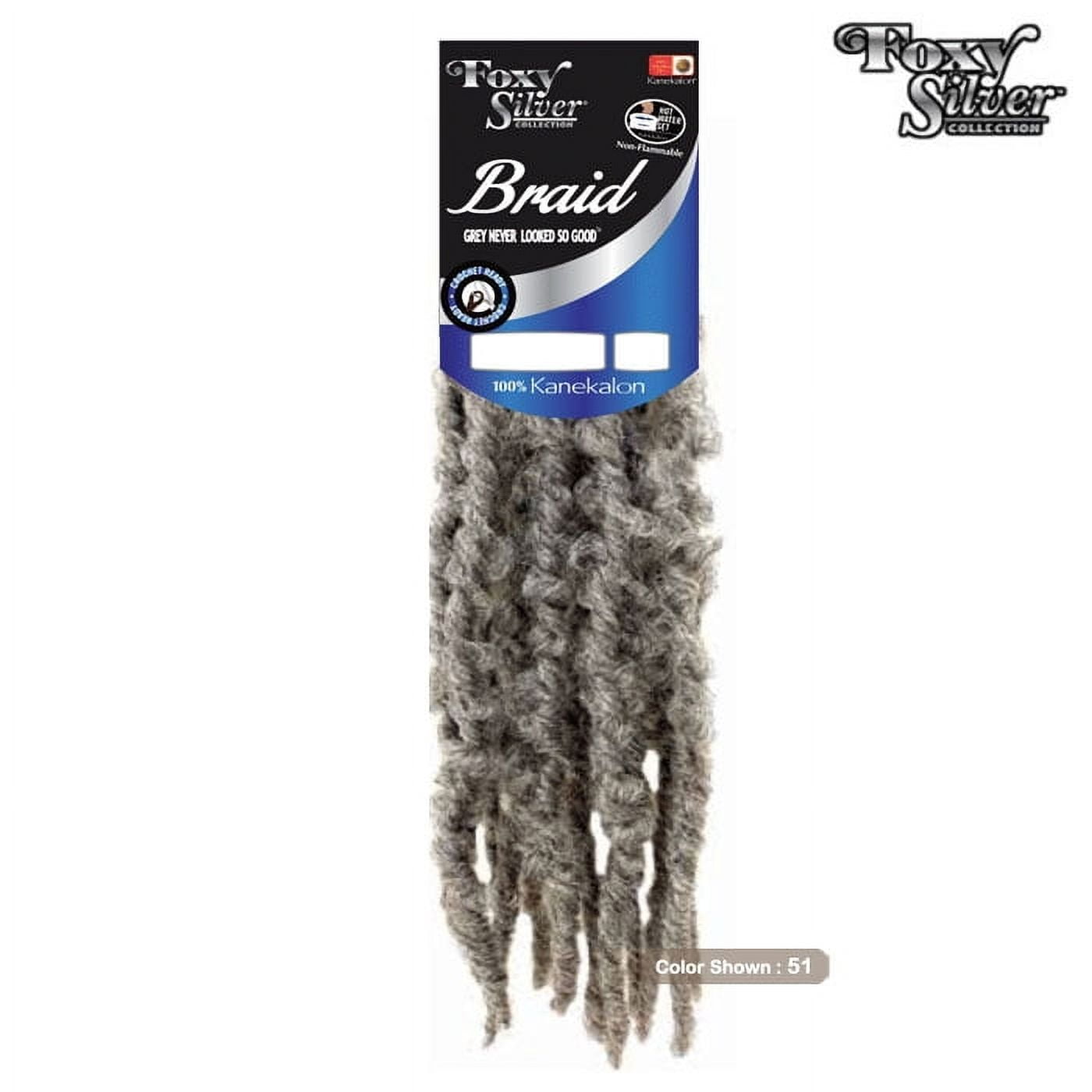 Foxy Silver (Foxy Braid - Butterfly Locs 12 Inch - 1 Pack) - Synthetic ...