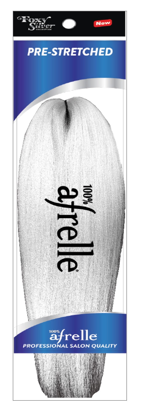 Foxy Silver (Foxy Braid - Easy Braid 18-1 Pack) - Kanekalon Pre ...