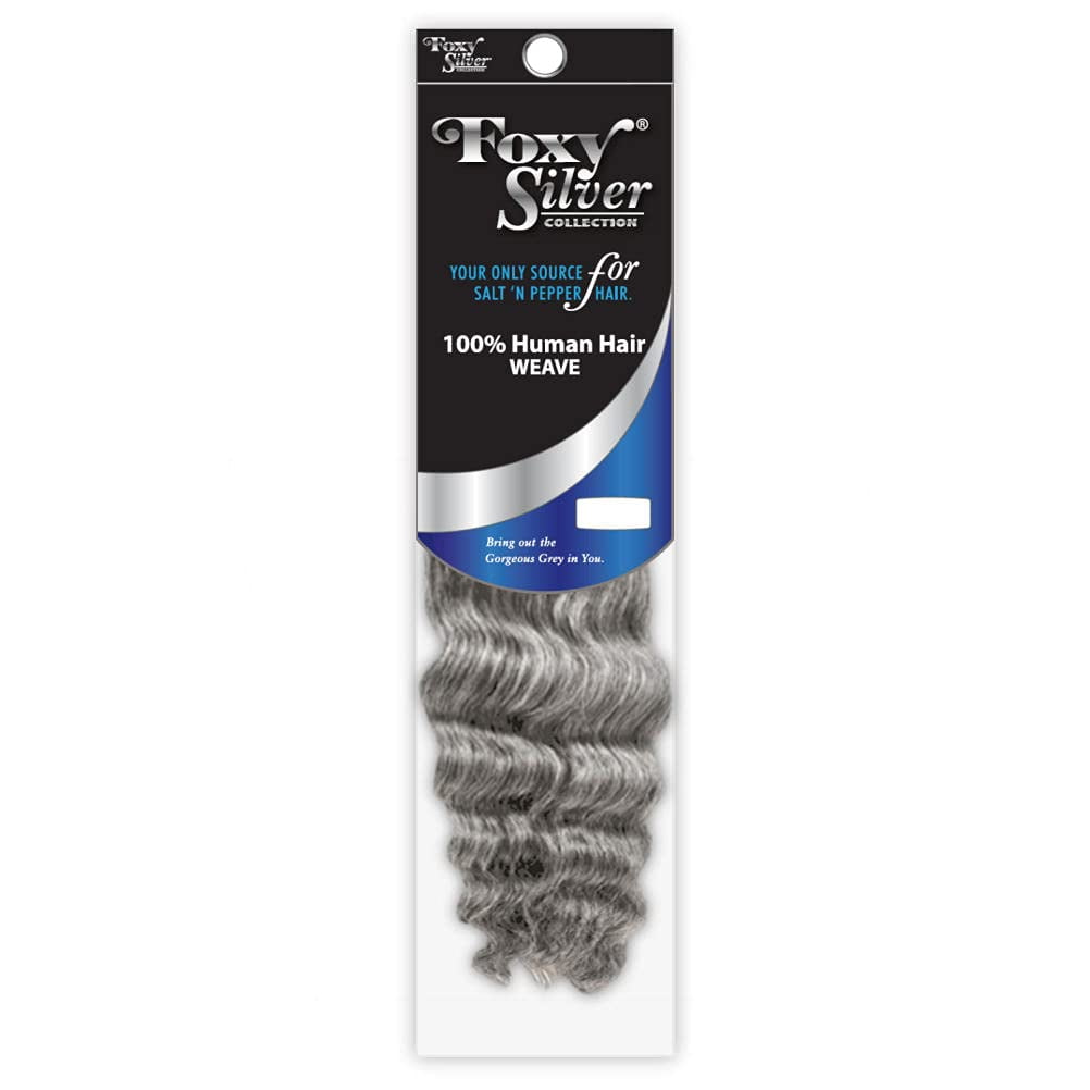 Foxy Silver (Foxy Weave - Hh Ocean Wave 8 Inch - 1 Pack) - Human Hair ...