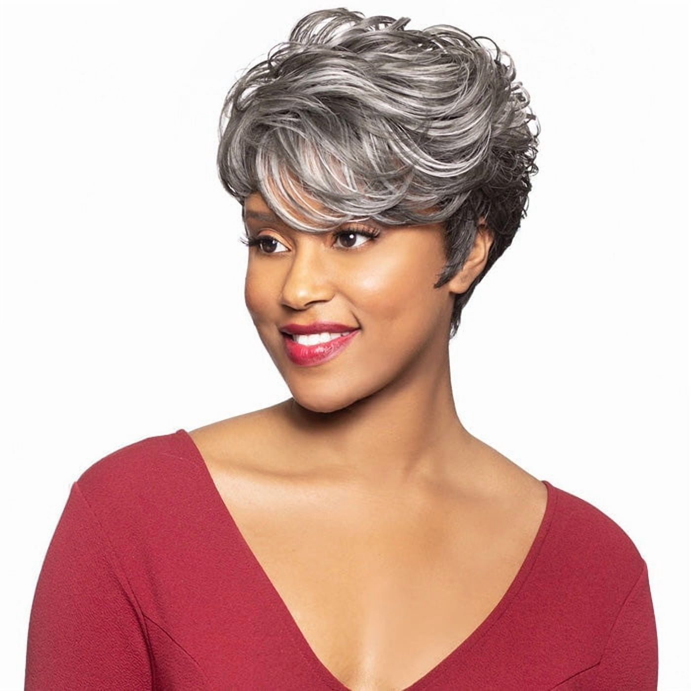 Foxy Silver (Gwendolyn) - Heat Resistant Fiber Full Wig in 3T44 ...