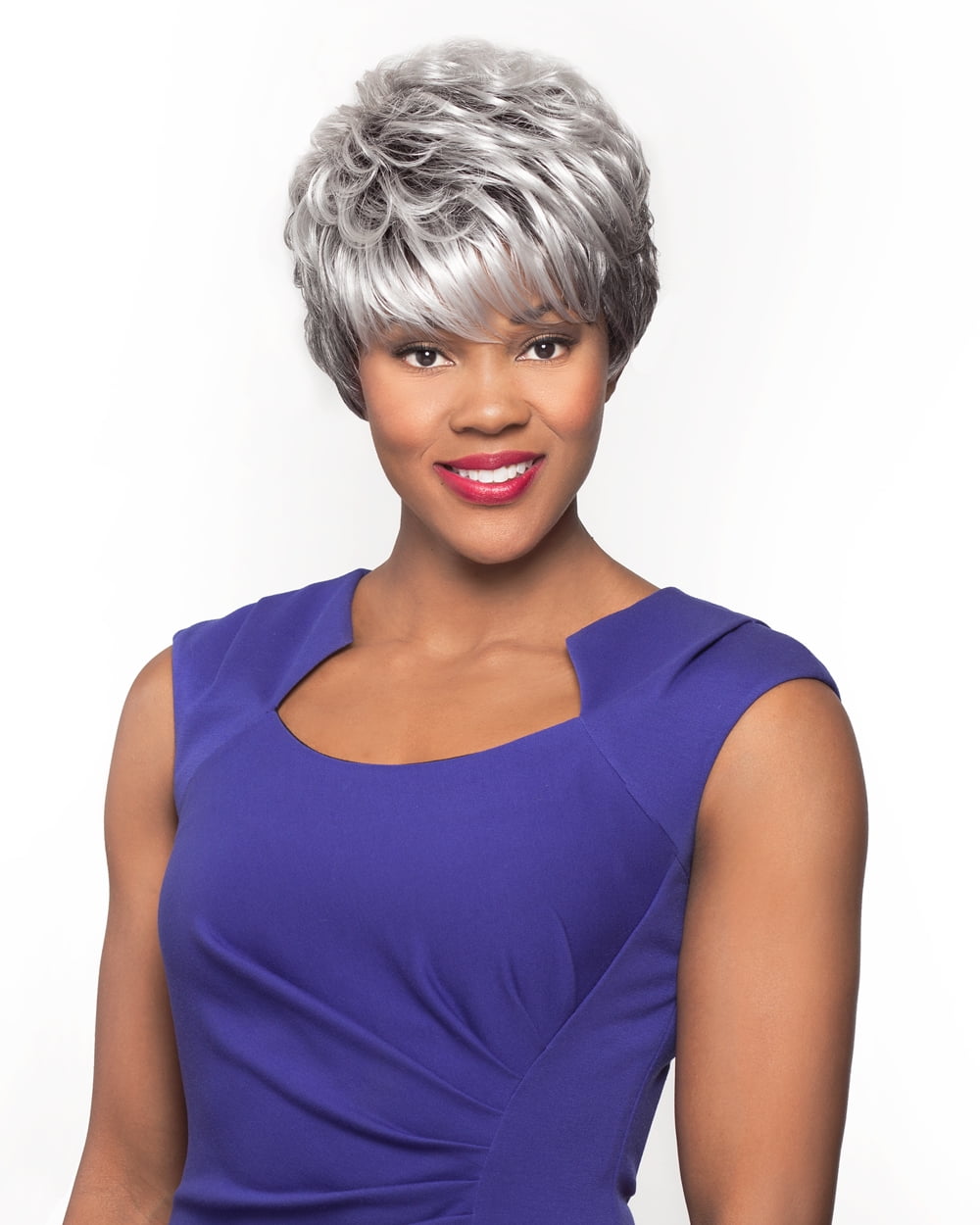 Foxy Silver Synthetic Wig - Minnie-3T280 - Walmart.com