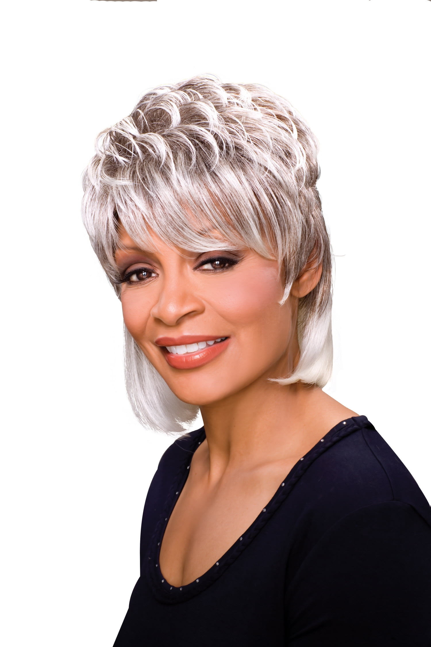 Foxy Silver Wig Peggy Color (3T44) - Walmart.com