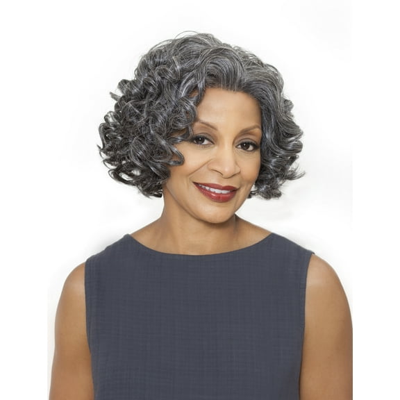 Foxy Silver (Misty) - Heat Resistant Fiber Lace Part Wig in F1B30 ...