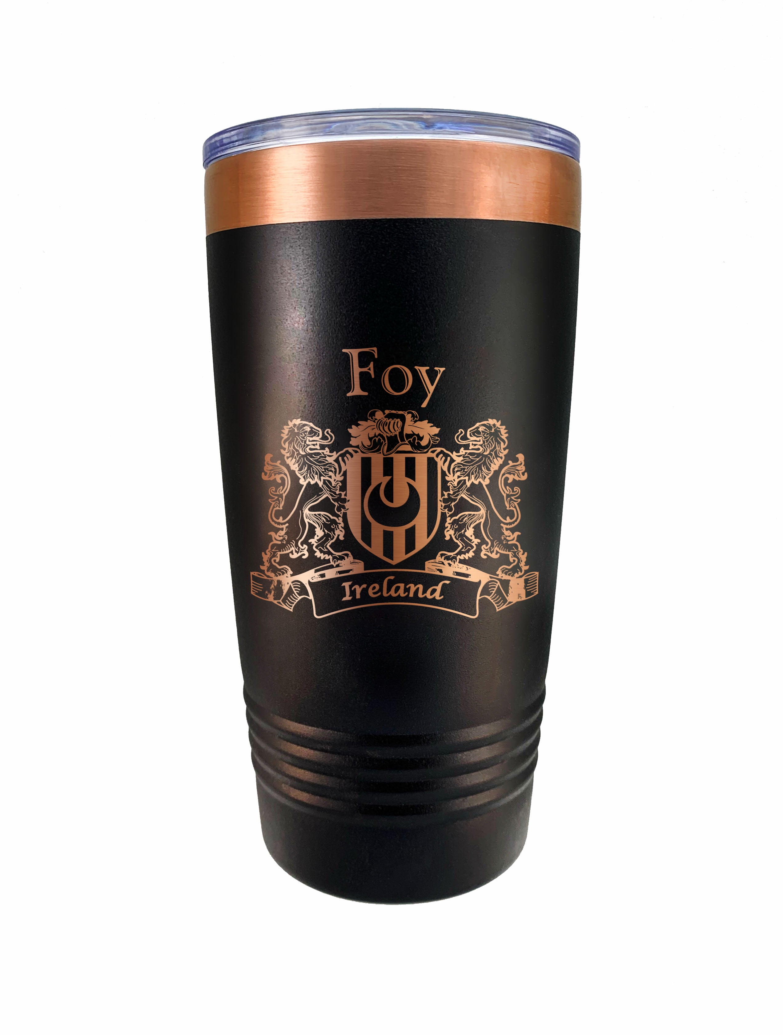 Foy Irish Coat of Arms Black Travel Mug - Walmart.com