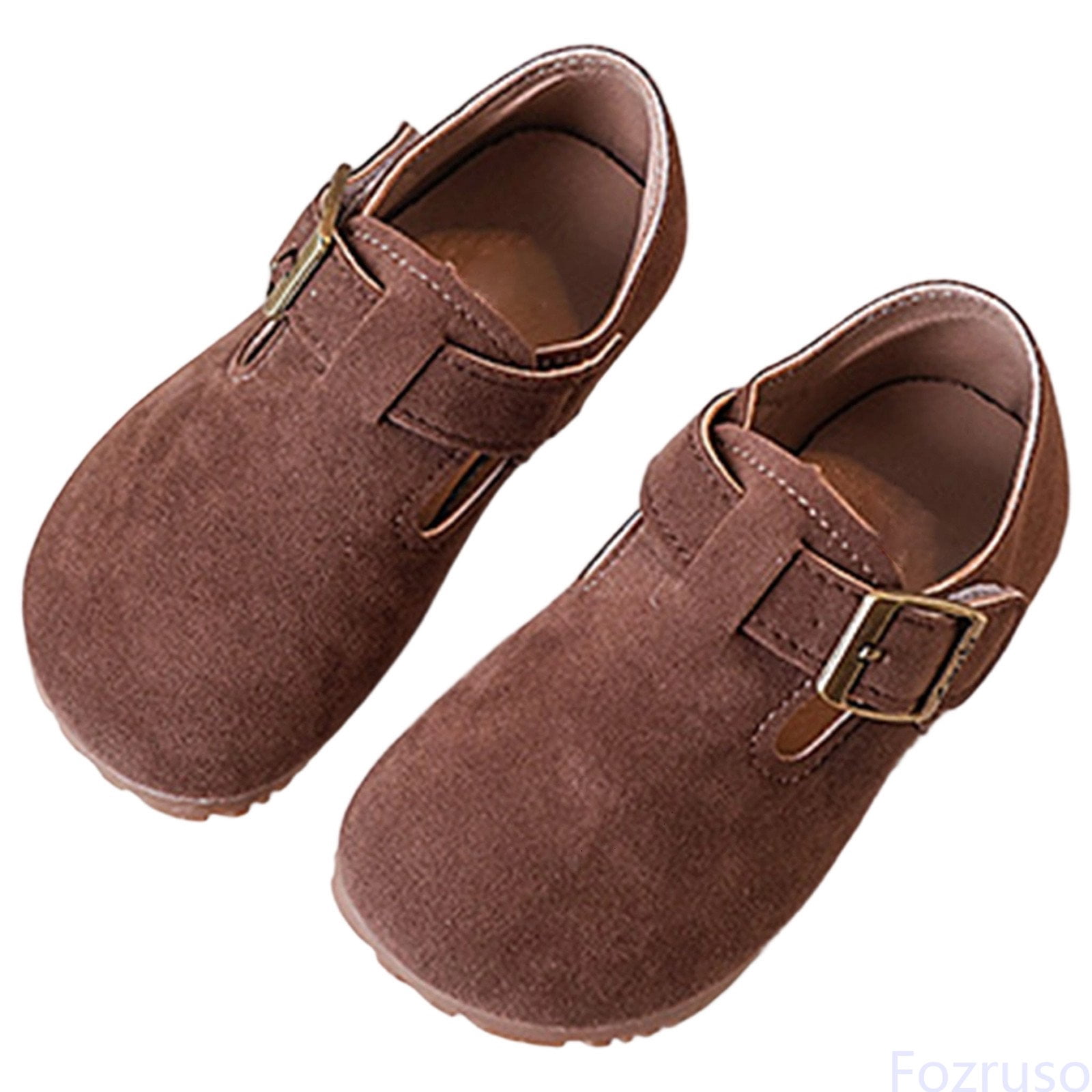 Fozruso Children's Leather Shoes Spring New Girls Shoes Pig Bapi Small ...