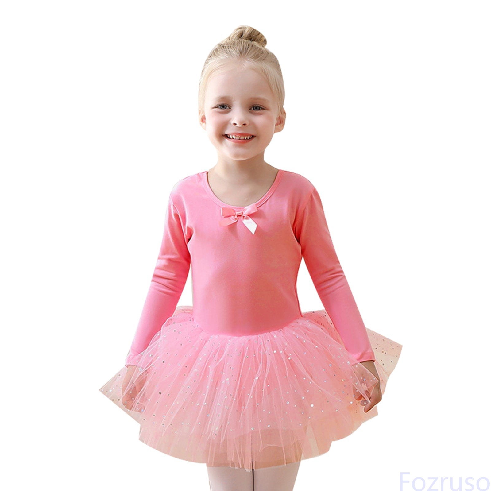 Fozruso Girls Basic Dresses Classical Ballet Practice Tutu Dress For ...