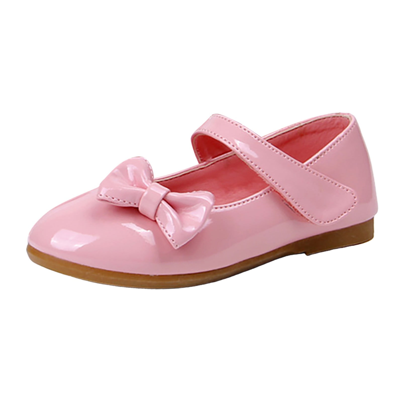 Fozruso Girls Casual Leather Shoes Princess Fashion Performance ...