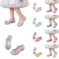 Fozruso Girls Non Sandals,Sizes 14 Little Kid,Sparkly Dress Sandals For ...