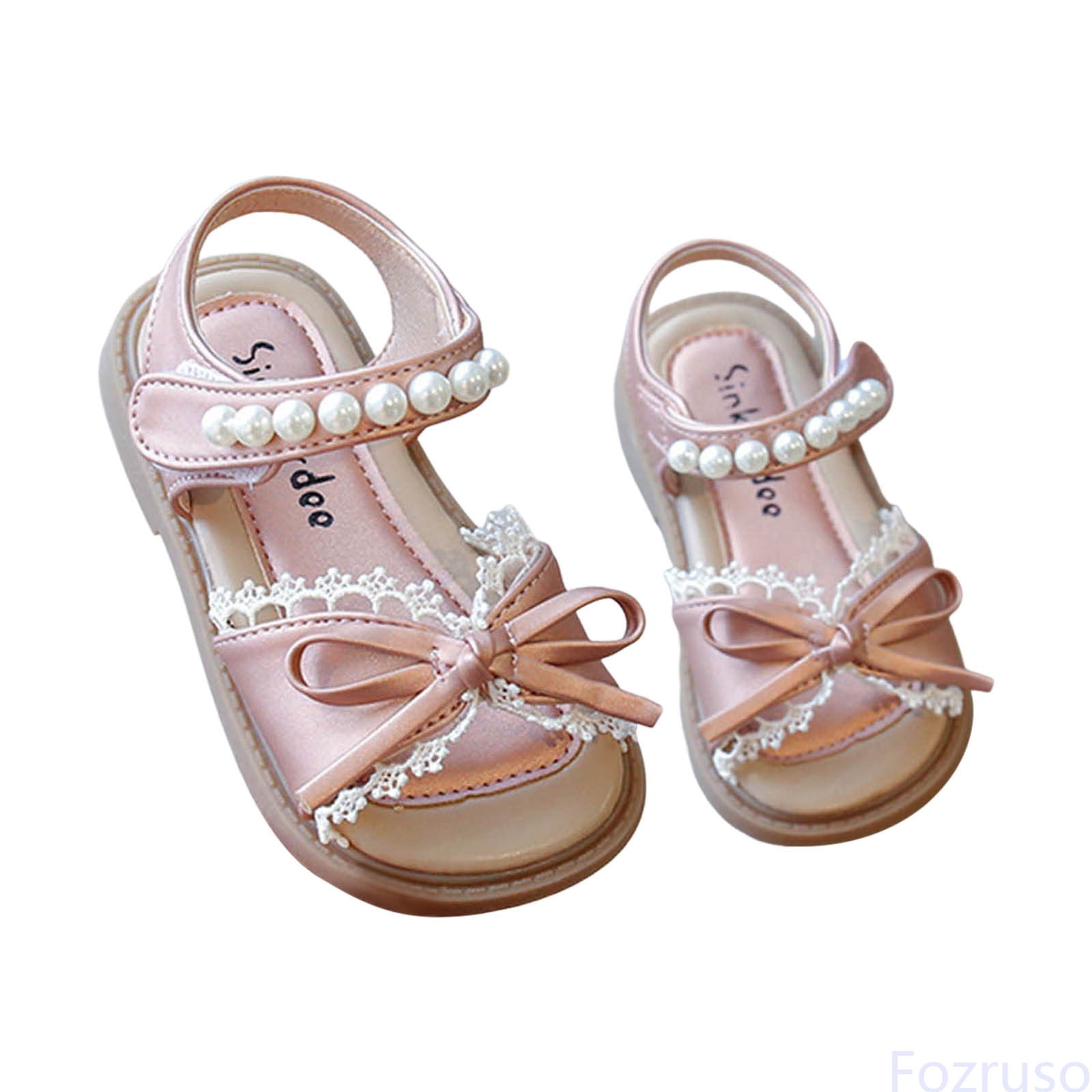 Fozruso Girls Sandals For Toddlers And Kids Comfortable Outdoor Summer ...