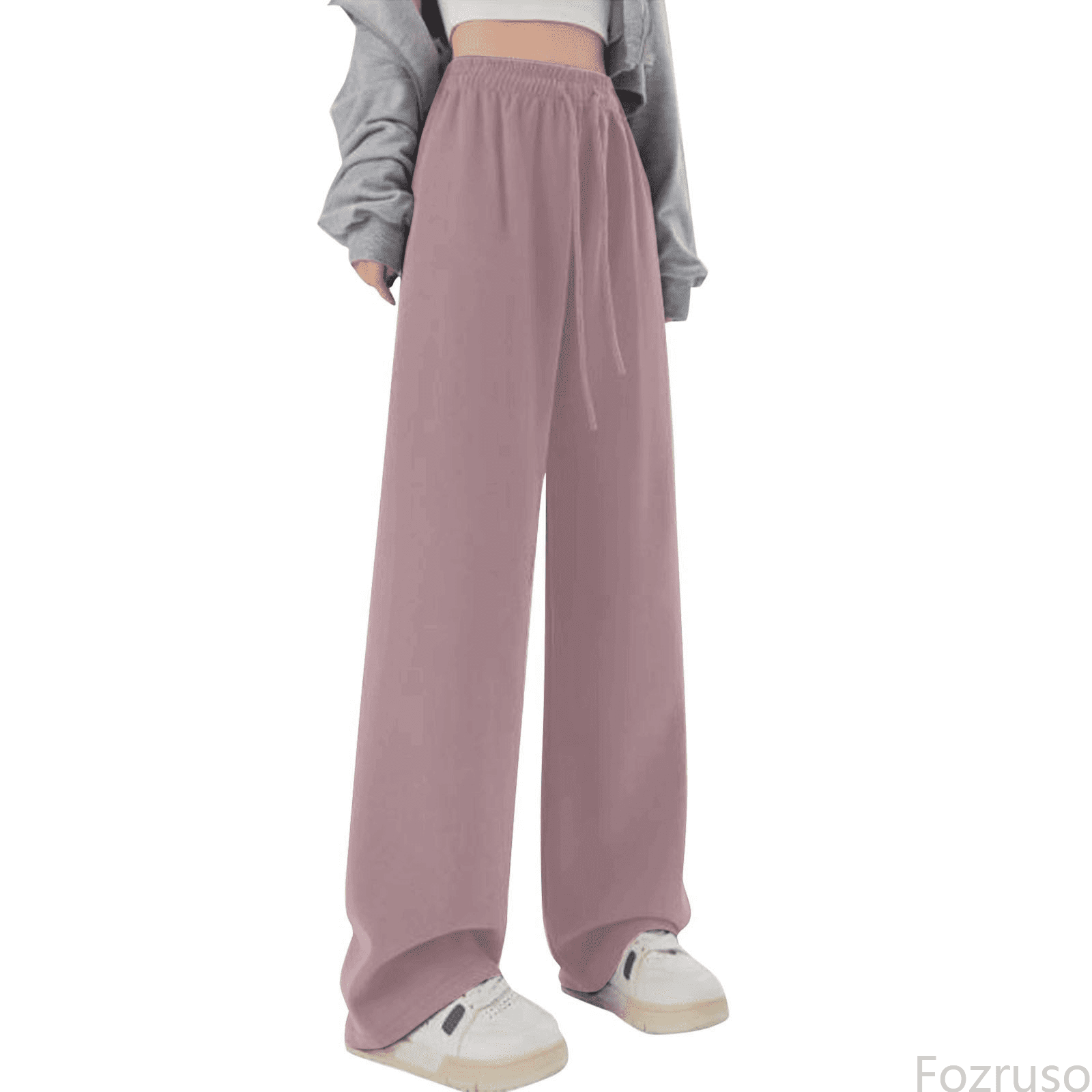 Fozruso Girls Stretch Pants Trendy Girls Pants For Everyday Wear Loose ...