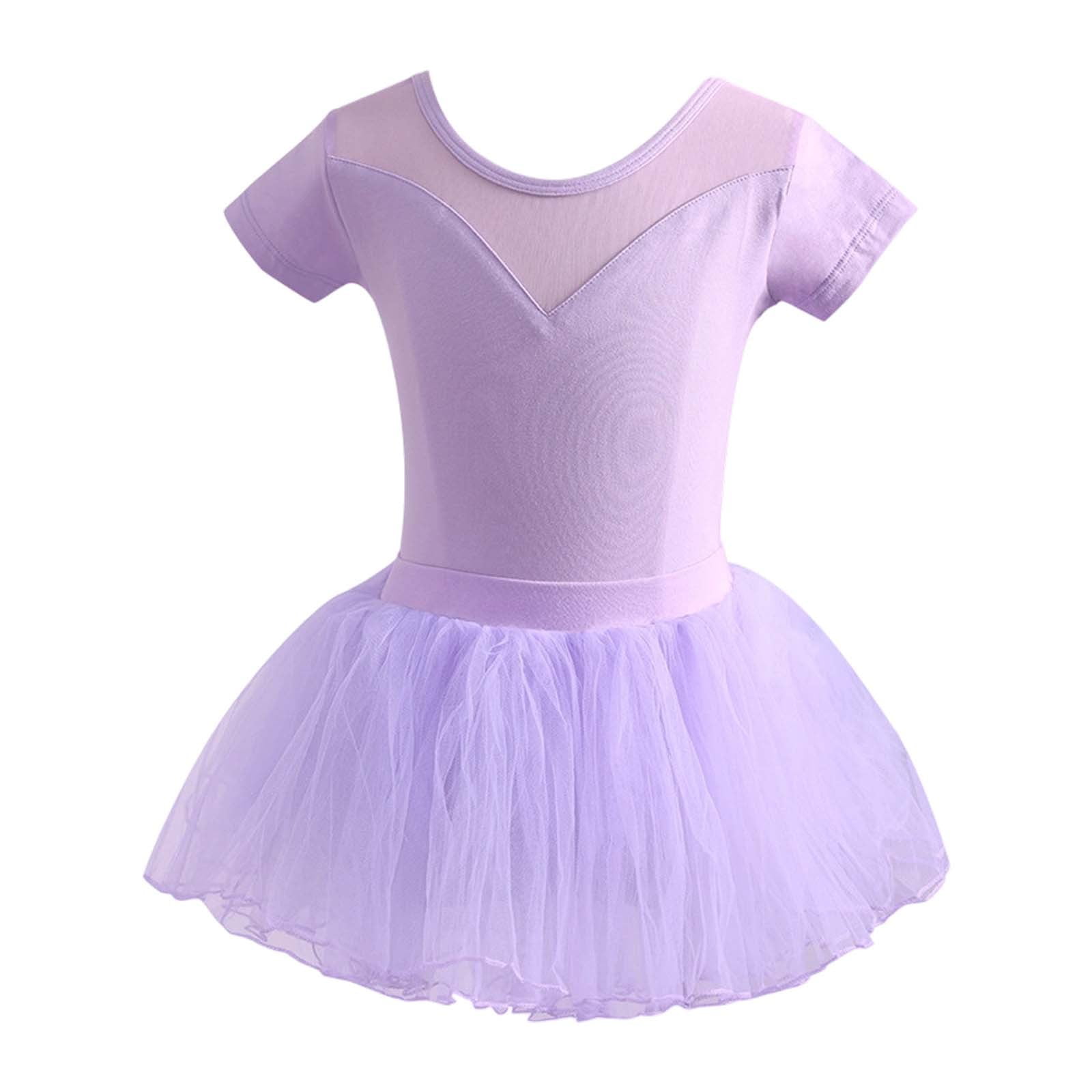 Fozruso Girls Swing Dresses Girls Dance Dresses Performance Tutu Outfit ...