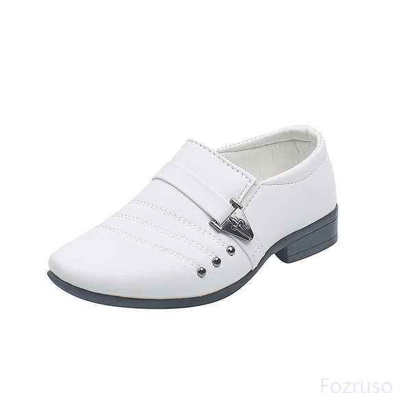 Fozruso Leather Shoes Boys Perform Children Student Baby Style Casual ...