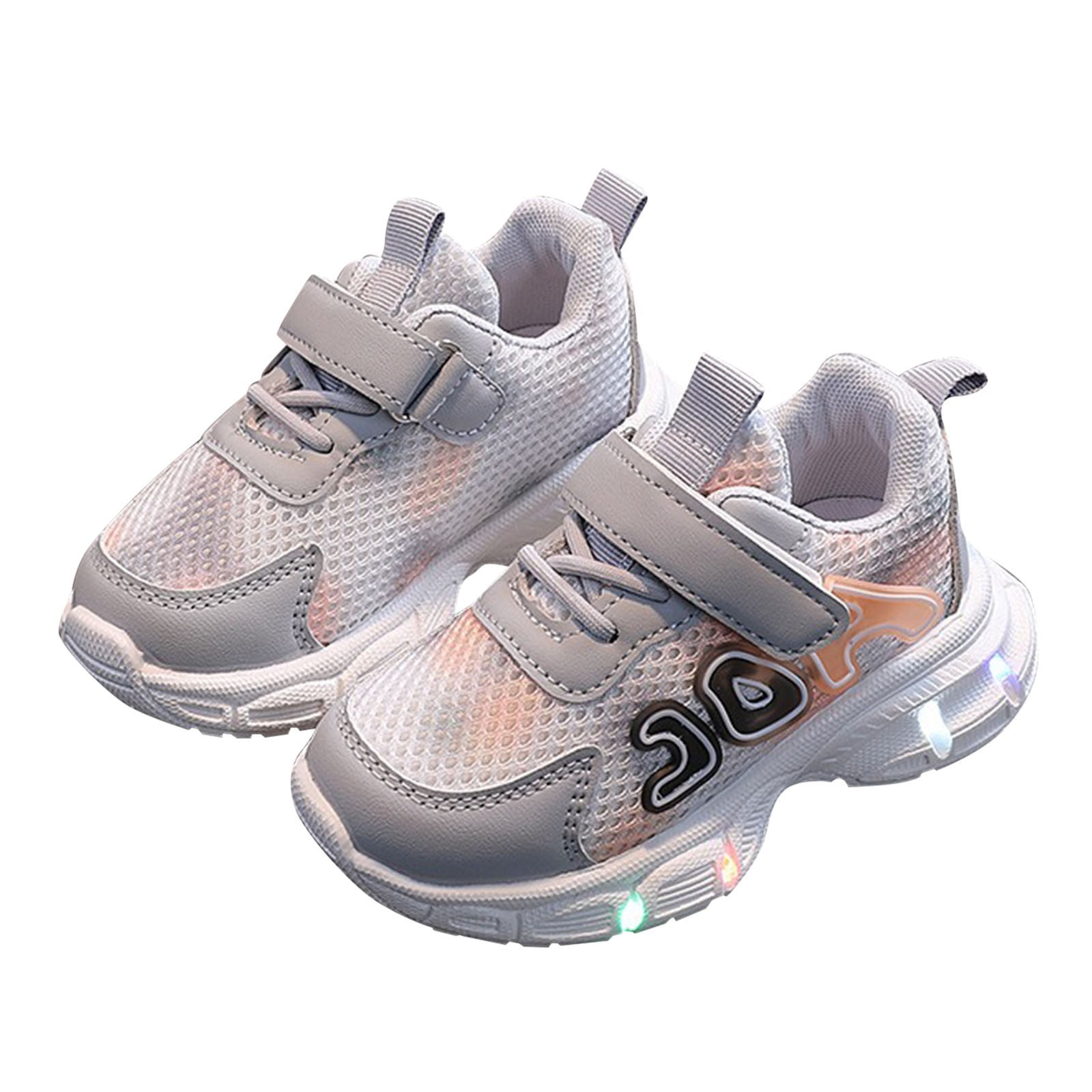 Fozruso Luminous Kids Girls Light Sport Children LED Shoes Baby Shoes ...
