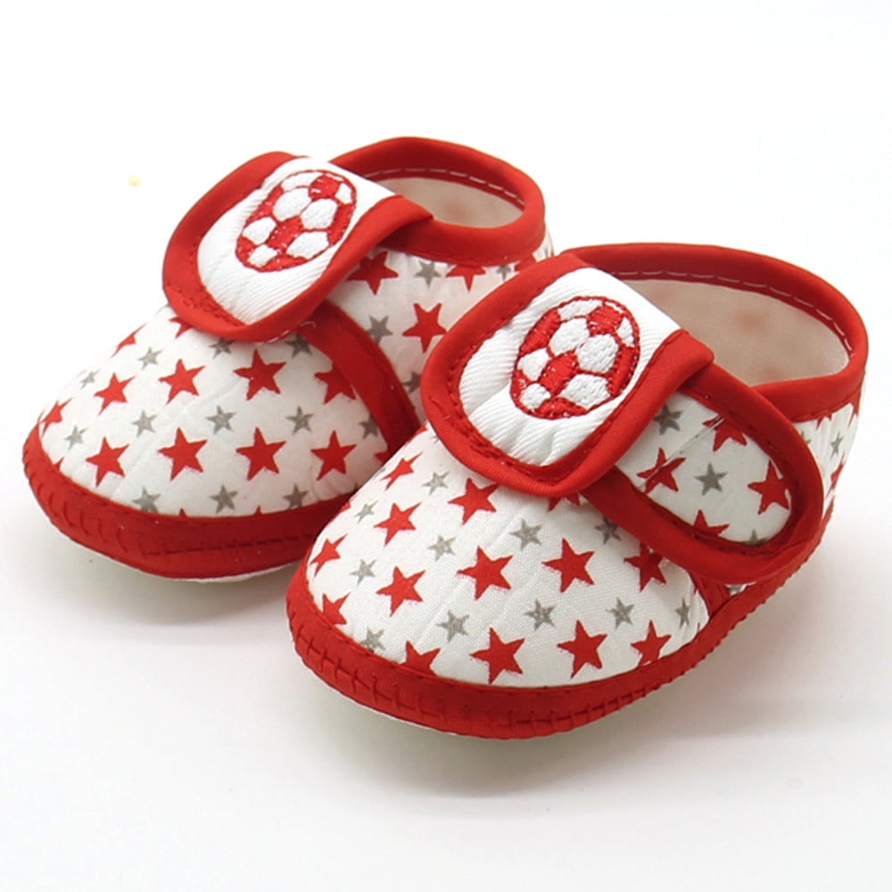 Fozruso Baby Star Girls Boys Soft Sole Prewalker Warm Casual Flats ...