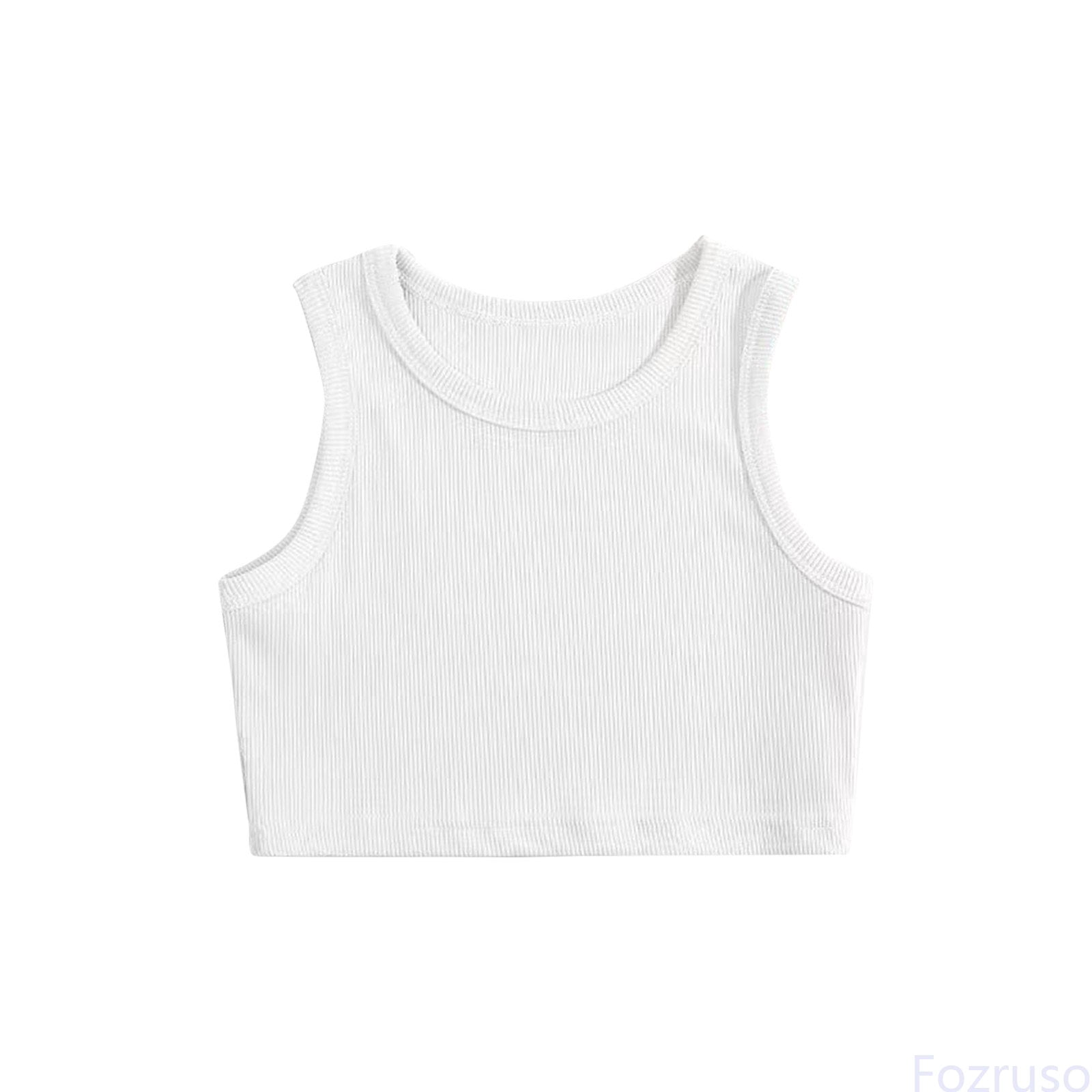 Fozruso Toddler Kids Girls Dance Tank Top Racerback Crop Tank Top ...