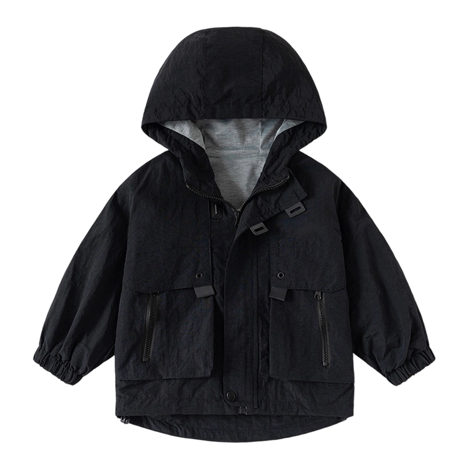 Fozruso Windproof Jacket Boys 10-11 Years,Boys Windbreaker Jacket For ...