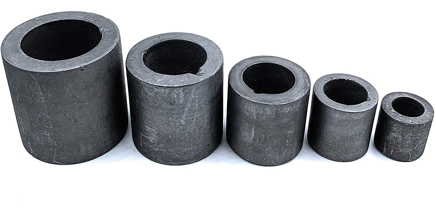 Fozti Graphite Crucible Pack of 5 Sizes for Casting Melting Refining of ...