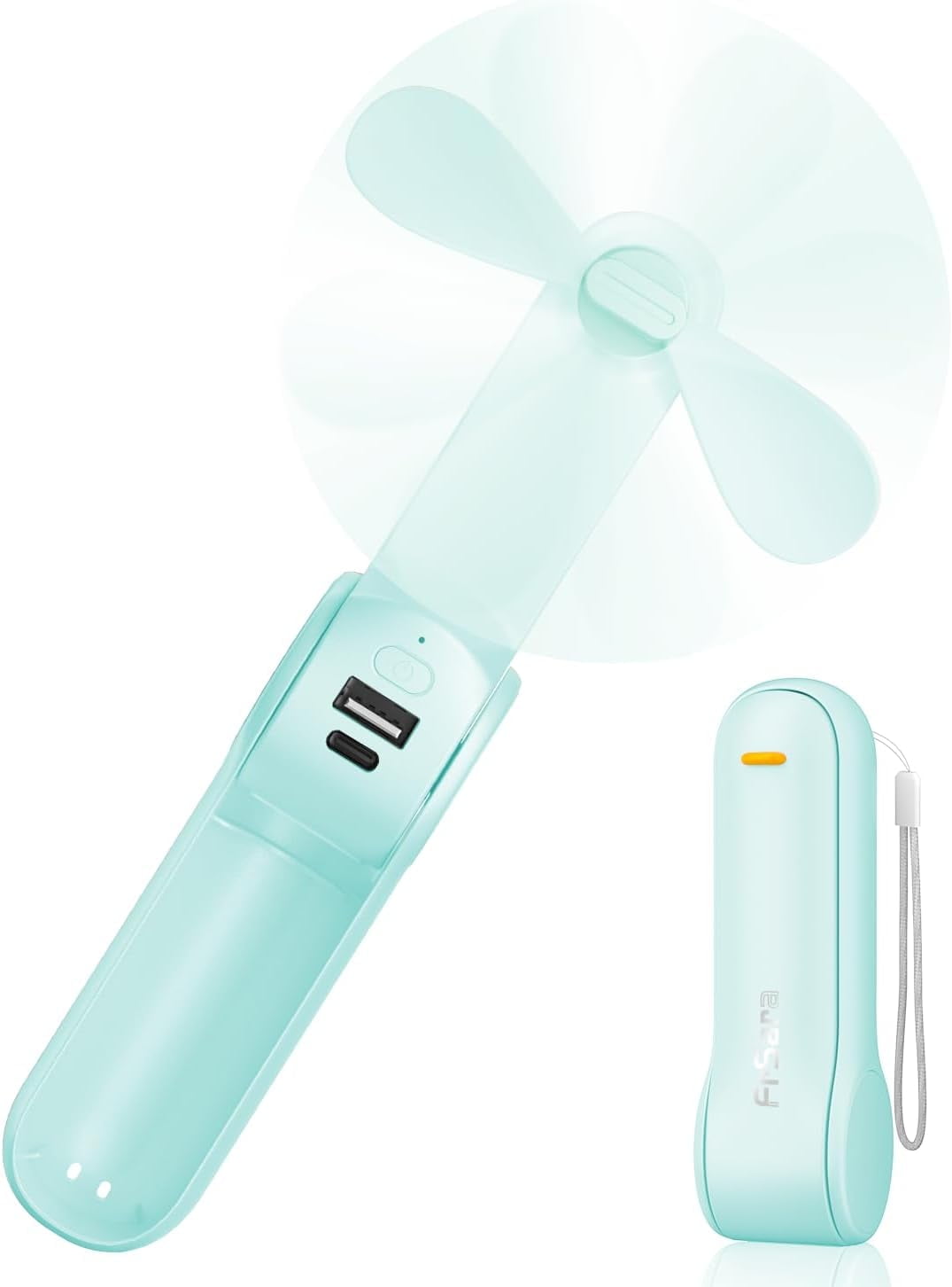 FrSara Portable Handheld Fan, Foldable Small Fan,Mini Hand Held Fan ...